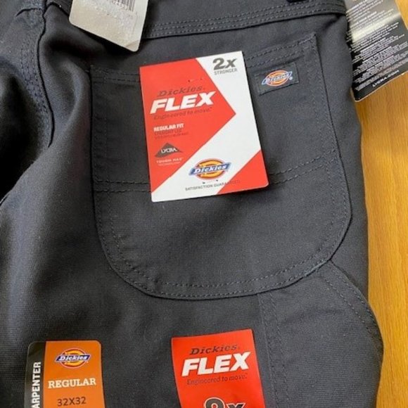 Dickies | Pants | Nwt Mens Dickies Regular Fit Flex Duck Carpenter ...